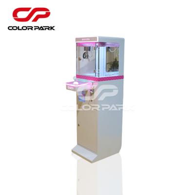 Cina 1 giocatore Mini Arcade Claw Crane Vending Machine per Shopping Mall costruito su ordinazione in vendita
