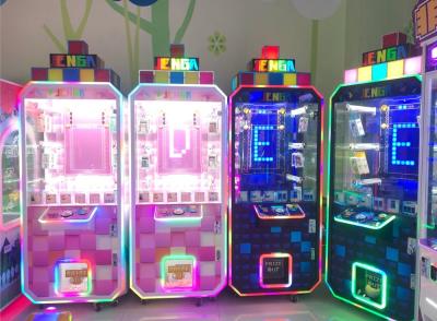 Cina Colorato Parco Macchine per mattoni Macchine per gru con artigli per bambini dai 3 anni in su in vendita