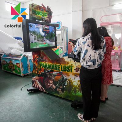 Cina Porta il tuo gioco arcade al livello successivo con Colorful Park 2 Player Shooting Game Machine in vendita