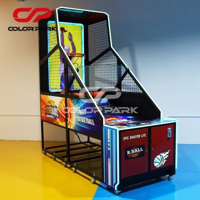 Cina Interminabile divertimento Parco colorato Monete a schermo azionata Basketball Hoop Shooting Arcade Basketball Game Machine in vendita