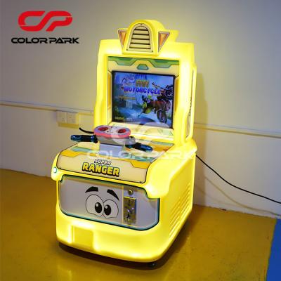 中国 コイン操作モットーレーシングゲーム CE証明書付きカラフルなパークアーケードゲームマシン 販売のため