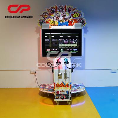 Cina Gabinetto di giochi arcade di sparatutto a monete per intrattenimento casuale in Colorful Park in vendita