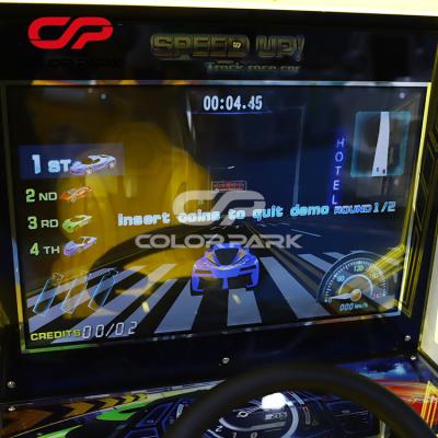 China CE-certificaat Op maat gemaakte, met munten bediende racesimulator Arcade machine voor winst. Te koop