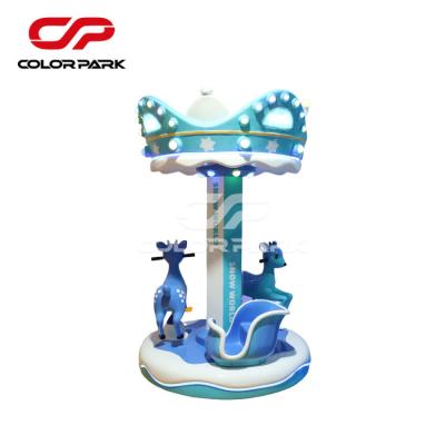 Cina 3 posti Happy Carousel Parco di divertimenti Passeggiate personalizzate per le esigenze del cliente in vendita