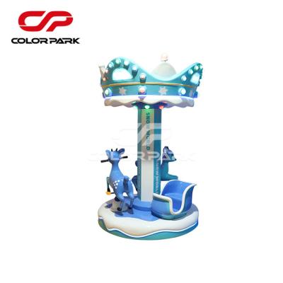Cina 3 posti Happy Carousel Parco di divertimenti Passeggiate personalizzate per le esigenze del cliente in vendita