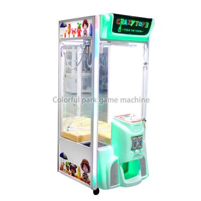 Cina Crazy Toys 3 Premi Crane Claw Coin Vending Machine con certificazione CE in vendita
