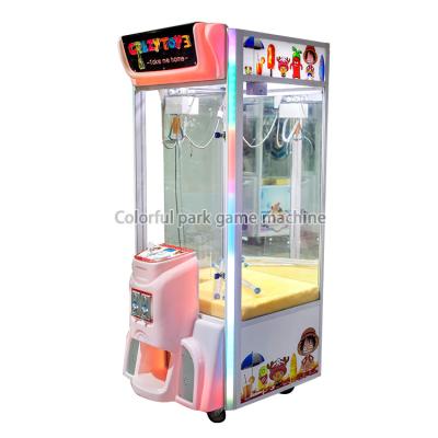 Cina Crazy Toys 3 Premi Crane Claw Coin Vending Machine con certificazione CE in vendita
