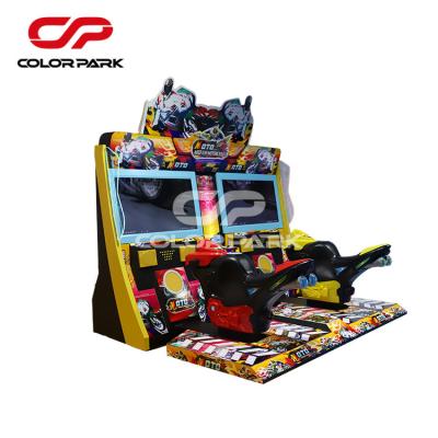 Cina Macchina di gioco Moto a 2 giocatori TT Arcade Driving Simulator con schermo da 42 pollici in vendita