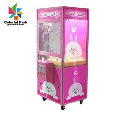中国 WOWO かわいい小さな白いウサギ パターン 自動販売機 アーケード コイン操作の爪クレーン 販売のため