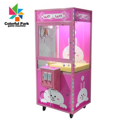 中国 WOWO かわいい小さな白いウサギ パターン 自動販売機 アーケード コイン操作の爪クレーン 販売のため