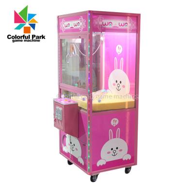 中国 WOWO かわいい小さな白いウサギ パターン 自動販売機 アーケード コイン操作の爪クレーン 販売のため