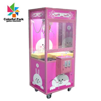 中国 WOWO かわいい小さな白いウサギ パターン 自動販売機 アーケード コイン操作の爪クレーン 販売のため