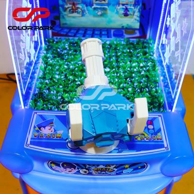 Cina Parco colorato all' interno con monete Kid Train Boy Water Shooting Game Machine per arcade in vendita