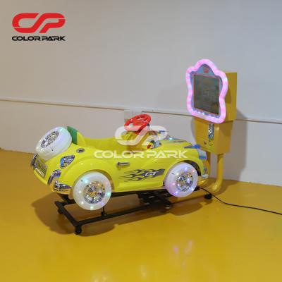 Cina Macchina per videogiochi elettronica a monete per il parco per bambini divertimento colorato con auto a dondolo in vendita