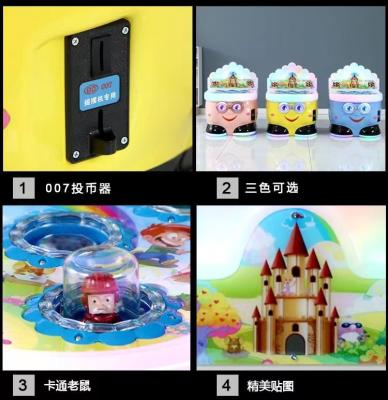 Cina Colorato Parco moneta gestito bambini Gopher Rana macchina da gioco con modalità di controllo moneta in vendita