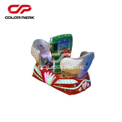 Cina Parco di divertimenti Moneta azionata con squalo Swing Rocking Kiddie Ride Machine per l'intrattenimento in vendita