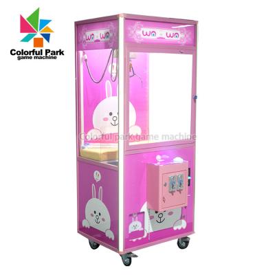 Cina 81cm Parco colorato coniglio manica gru macchina per sala giochi arcade o centro commerciale in vendita