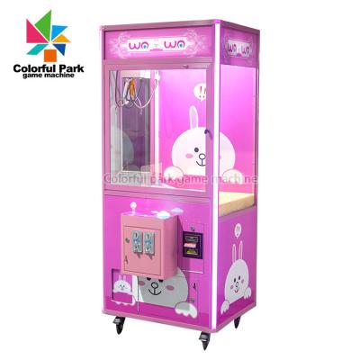 Cina 81cm Parco colorato coniglio manica gru macchina per sala giochi arcade o centro commerciale in vendita