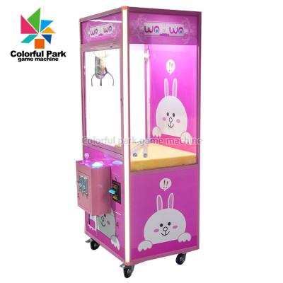 Cina 81cm Parco colorato coniglio manica gru macchina per sala giochi arcade o centro commerciale in vendita