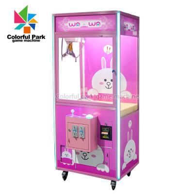 Cina 81cm Parco colorato coniglio manica gru macchina per sala giochi arcade o centro commerciale in vendita