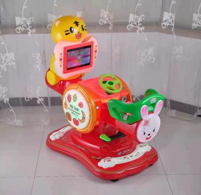 Cina Macchina oscillante elettrica per bambini MP5 a monete Parco colorato doppia seesaw in vendita