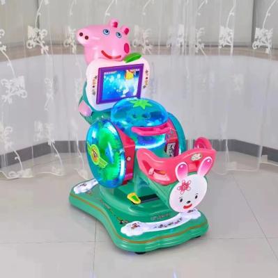 Cina Macchina oscillante elettrica per bambini MP5 a monete Parco colorato doppia seesaw in vendita