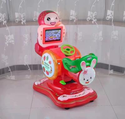 Cina Macchina oscillante elettrica per bambini MP5 a monete Parco colorato doppia seesaw in vendita