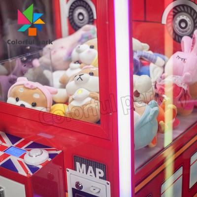 China Máquina de garra única com tecnologia de animação colorida do parque à venda