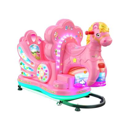 Cina Colorato Parco Monete Azionato Auto Elettrica Kiddie Swing Game Machine con 81cm Dimensione in vendita