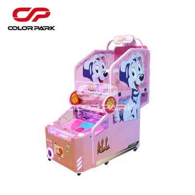 Cina Certificato CE Parco colorato Macchina di gioco di lotteria a moneta per basket per bambini in vendita