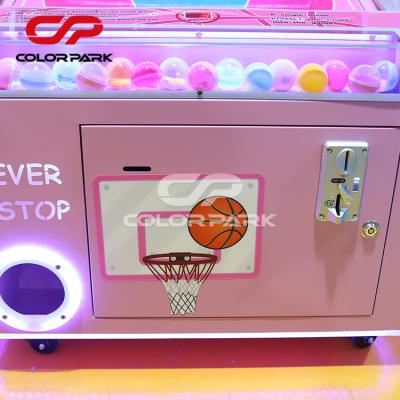 Cina Certificato CE Parco colorato Macchina di gioco di lotteria a moneta per basket per bambini in vendita