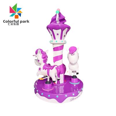 Cina Certificato CE 3 Giocatore Kiddie Carousel Corse di cavalli per altre attività ricreative in vendita