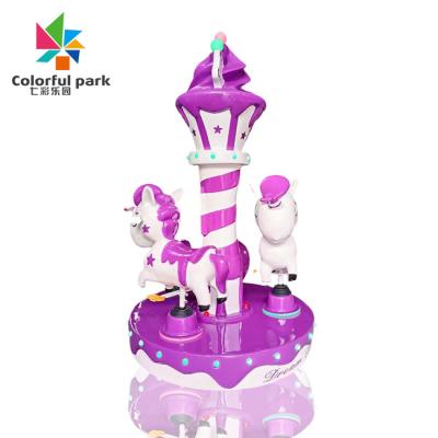 Cina Certificato CE 3 Giocatore Kiddie Carousel Corse di cavalli per altre attività ricreative in vendita