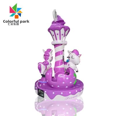 Cina Certificato CE 3 Giocatore Kiddie Carousel Corse di cavalli per altre attività ricreative in vendita