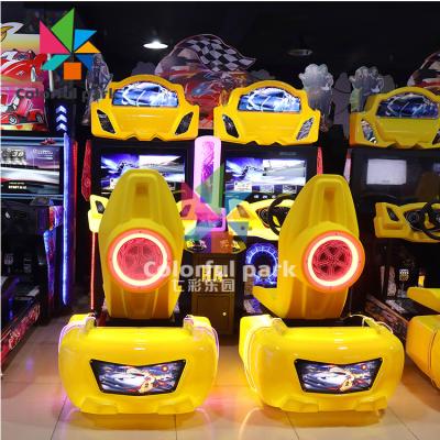 Cina Coin Flip Simulatore di guida auto doppio gioco macchina da gioco di corse con certificato CE in vendita