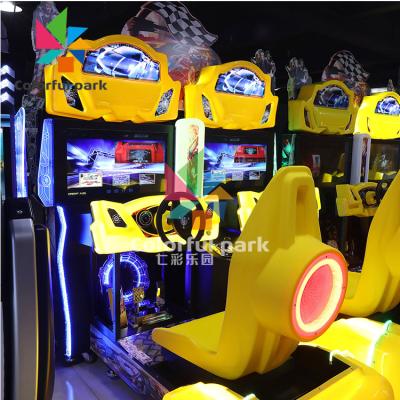 Cina Coin Flip Simulatore di guida auto doppio gioco macchina da gioco di corse con certificato CE in vendita