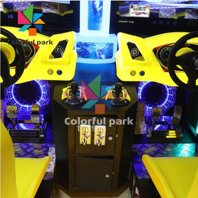 Cina Coin Flip Simulatore di guida auto doppio gioco macchina da gioco di corse con certificato CE in vendita