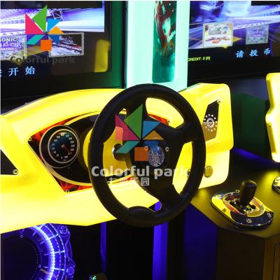 Cina Coin Flip Simulatore di guida auto doppio gioco macchina da gioco di corse con certificato CE in vendita