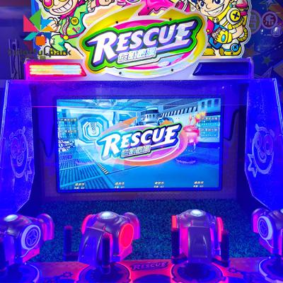 Cina 6000 M L*W*H Gioco a sparo in acqua Macchina da gioco a quattro giocatori con moneta Gioco d'acqua per bambini in vendita