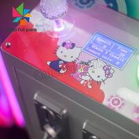 China Custom Pink Hello Kitty Claw Machine Arcade Crane Game 70x125x213cm CE Certified for sale