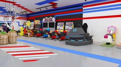 China UE Plug Game Hall efeitos de design para 200 metros quadrados de parque de diversões parque temático à venda