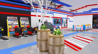 China UE Plug Game Hall efeitos de design para 200 metros quadrados de parque de diversões parque temático à venda