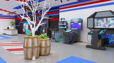 China UE Plug Game Hall efeitos de design para 200 metros quadrados de parque de diversões parque temático à venda