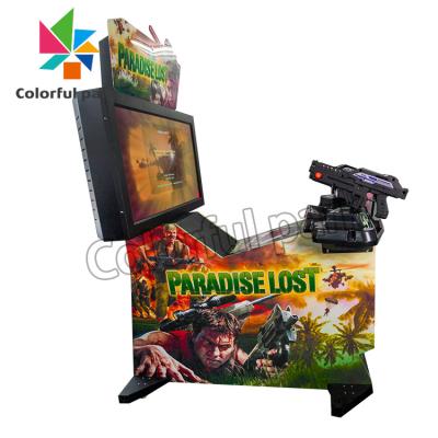 Cina Colorful Park Classic Arcade Games per due giocatori Indoor Amusement Gun Battle Game in vendita