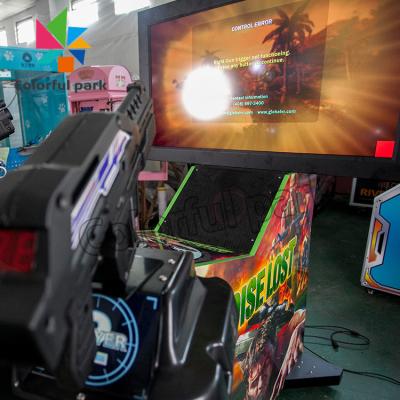 Cina Colorful Park Classic Arcade Games per due giocatori Indoor Amusement Gun Battle Game in vendita