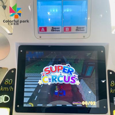 Cina Coin Operated 2 Seat Kid Rocking Game Machine in Colorful Park per Amusement Game Center in vendita