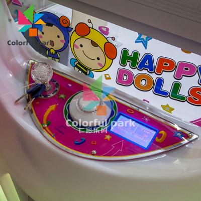 Cina Colorato Parco Monete regalo giocattolo gru Maglietta a manica Vending Prize Machine con 88cm di lunghezza in vendita