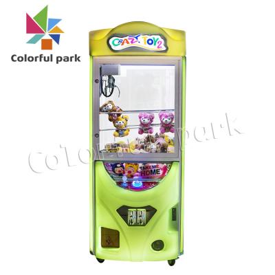 Cina Parco colorato Crazy Toy Claw Crane Gioco macchina di intrattenimento per Amusement Game Center in vendita