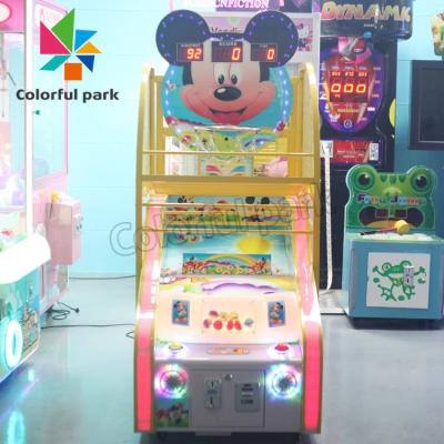 Cina Macchina da basket per bambini Mickey Console di gioco a moneta per divertimento genitore-figlio in vendita