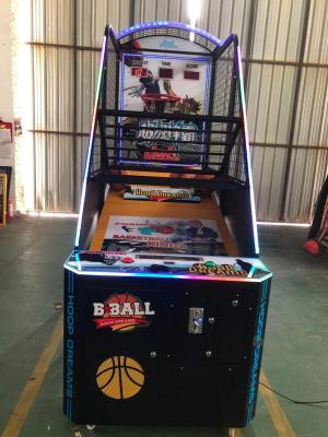 China 3 Jaar Volledig Afvouwbaar Indoor Electronic Basketball Shooting Game met Interactieve Hoop Te koop